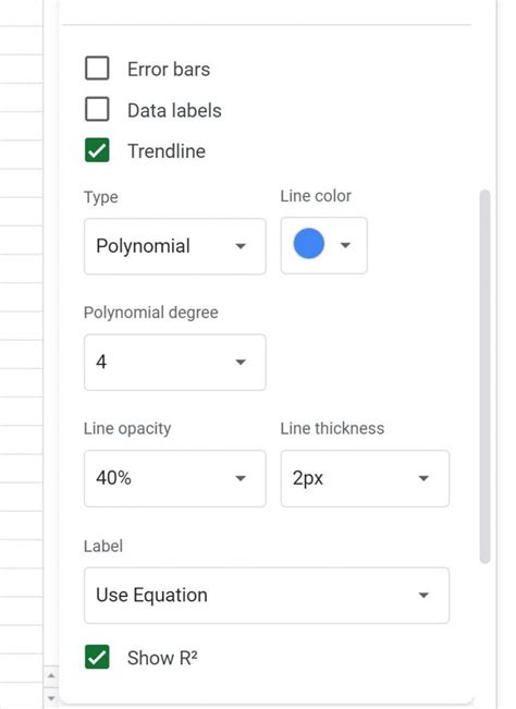 Curve Fitting In Google Sheets With Examples