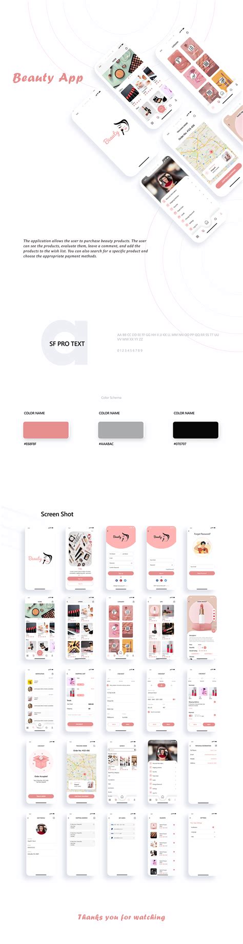 UX UI Design For Beauty Mobile App On Behance