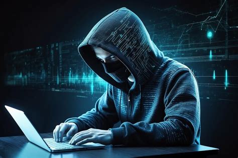 Premium Photo Hacking And Malware Concept Hacker Using Abstract