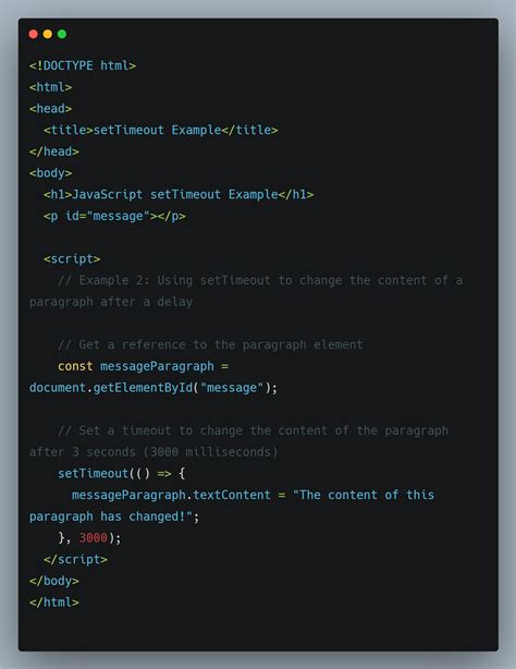 Settimeout Nodejs Settimeout Settimeout Javascript Example Syntax