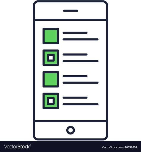 Mobile User Interface Development Icon Flat Vector Image