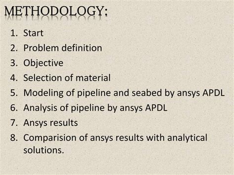 Modeling And Analysis Of Subsea Pipeline By Fem PPTX Civil Engineering Industry Industries