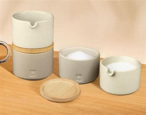 New Nespresso Stackable Serving Set ~ In Box Barista Collection Free