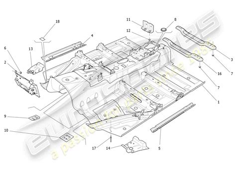 Ghibli 2014 Central Structural Frames And Sheet Panels 09041