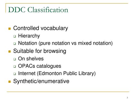 Ppt Dewey Decimal Classification Ddc 22 Nd Ed Powerpoint