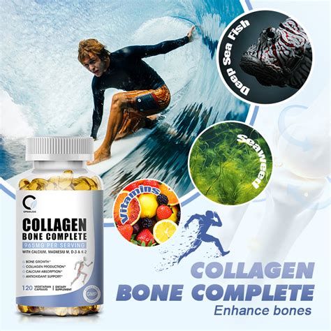 Orgeuos Collagen Bone Complex Capsule With D3 And K2 Promote Bone Growth