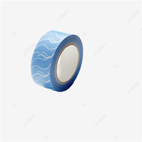 파란색 와시 테이프 웨이브 라인 줄자 마스킹 종이 Png 일러스트 및 이미지 에 대한 무료 다운로드 Pngtree