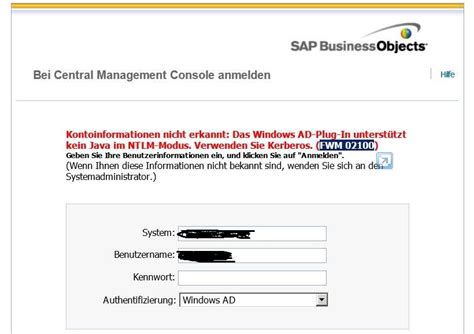 Solved Account Information Not Recognized The Windows Ad Sap Community