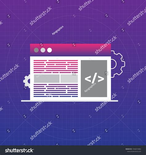 Programming Coding Best Programming Languages Flat Stock Vector Royalty Free 1556019482