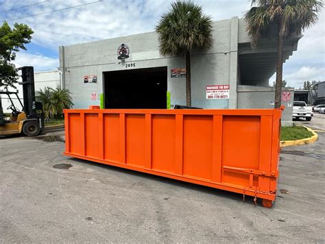 Heavy Duty Rectangular Hook Lift Containers Yards Available
