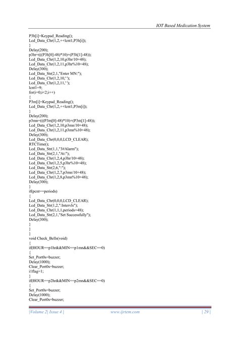 IOT Based Medication System PDF