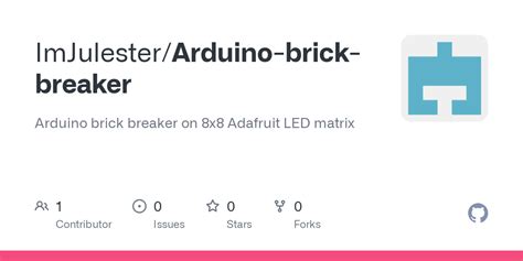 Github Imjulesterarduino Brick Breaker Arduino Brick Breaker On 8x8