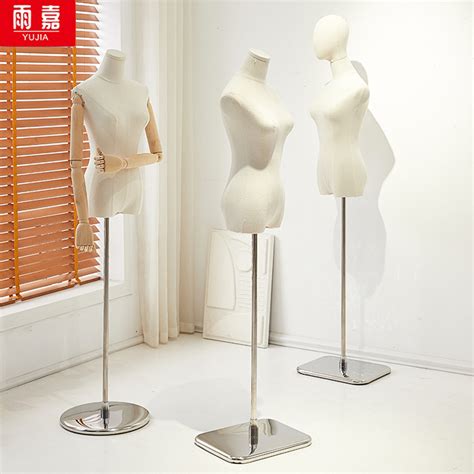 服装店女模特架子婚纱橱窗假人体模型半身女装模特道具展示架全身虎窝淘