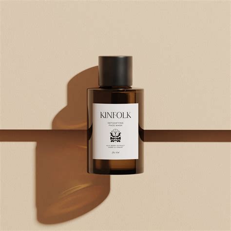 Canva Perfume Bottle Label Template Minimal Skincare Bottle Label