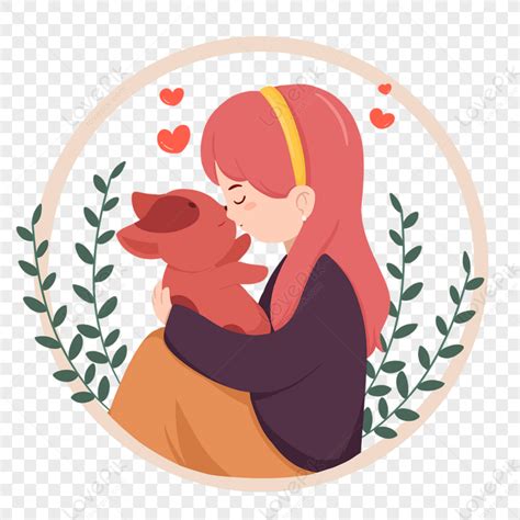 만화 일러스트 귀여운 국제 키스 하루가족장식 Png 일러스트 무료 다운로드 Lovepik