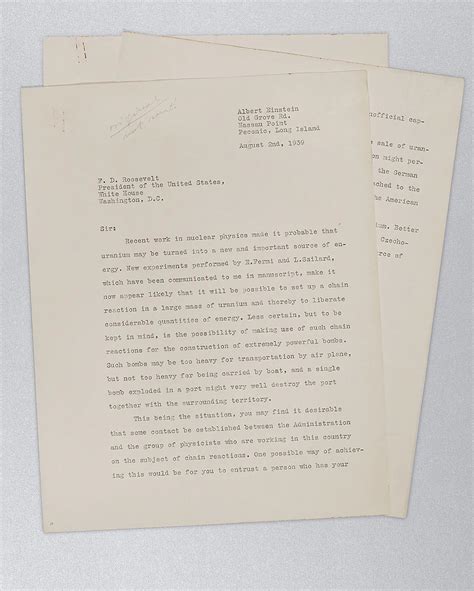 The Einstein Letter That Went Nuclear At Christies