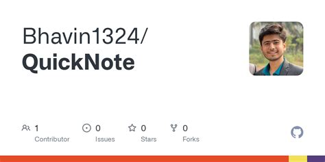 Github Bhavin Quicknote