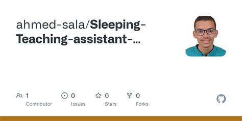 Github Ahmed Salasleeping Teaching Assistant Problem