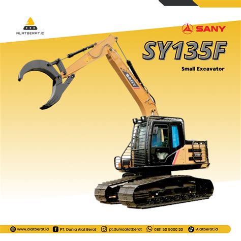 Distributor Alat Berat Sany Small Excavator Sy135f Alatberatid
