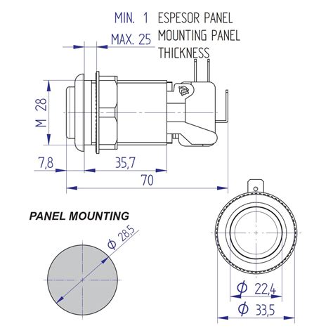 Industrias Lorenzo Long Button A0211 Psl Long Arcade Parts Uk
