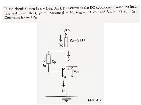 solved in the circuit shown below fig a 2 i determine