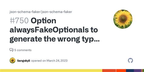 Option AlwaysFakeOptionals To Generate The Wrong Type In 0 5 0 Rcv 44