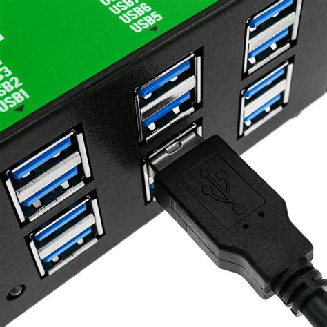 AnyPlaceUSB USB 3 1 SuperSpeed Sharing Over TCP IP Network 12 Port Cablematic