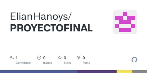 Github Elianhanoysproyectofinal