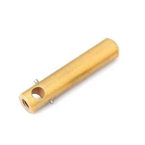 Brass Plug Pin Precision Engineered Golden Finish With Corrosion Resistant Material Easy