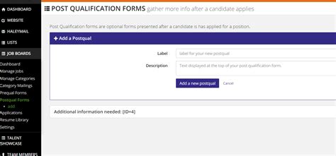 Adding Post Qualification Questions To Your Career Portal Haley Marketing Group