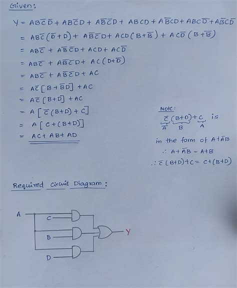 Solved Use The Boolean Algebra And De Morgan Theorems And Minimize Course Hero