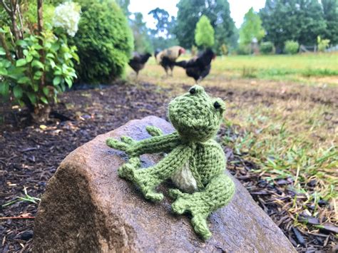 Knit Frog Free Pattern And Tutorial Quiet Life Farm