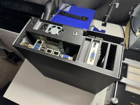 No One Makes A Compact Matx Case So I 3d Printed An 8l Matx Server Case Myself R Homelab