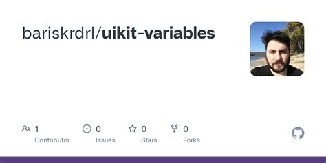 github bariskrdrl uikit variables