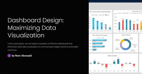 dashboard design maximizing data visualization