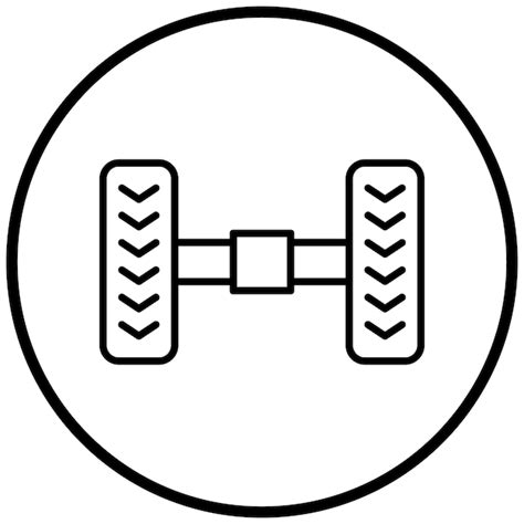 Premium Vector Wheel Alignment Icon Style