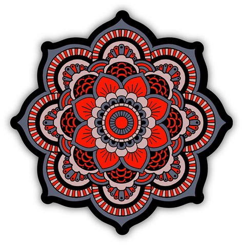 Download Intricate Red Mandala Artwork