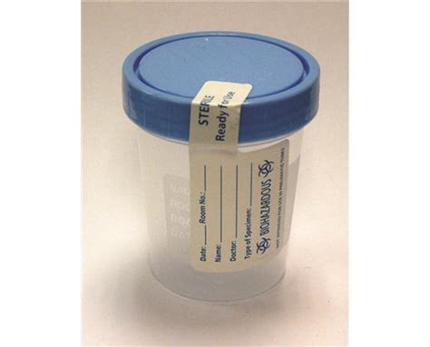 Specimen Containers 4 Oz Sterile Tamper Evident 100case — Tiger