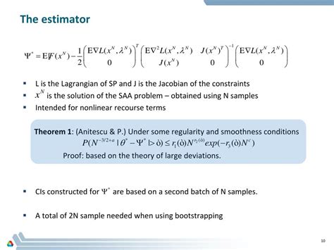 Ppt Higher Order Confidence Intervals For Stochastic Programming