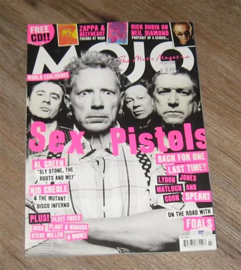 Mojo Magazine Sex Pistols Frank Zappa Neil Diamond Chet Baker Dennis