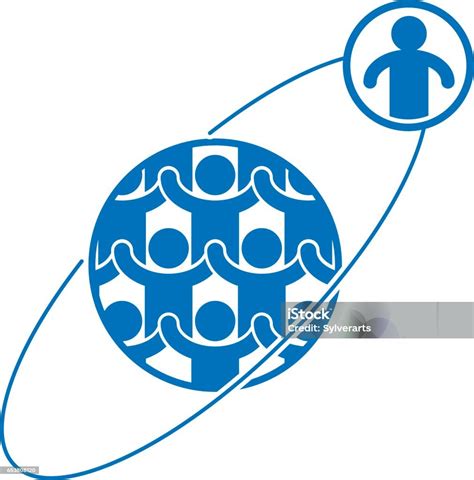 사회와 사람 상호 작용 창의적인 로고 고유 벡터 기호 다른 아이콘을 사용 하 여 만든 시스템과 사회 매트릭스 서명 사람과 사회는