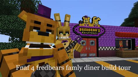 Fnaf 4 Fredbears Famly Diner Build Tour Youtube