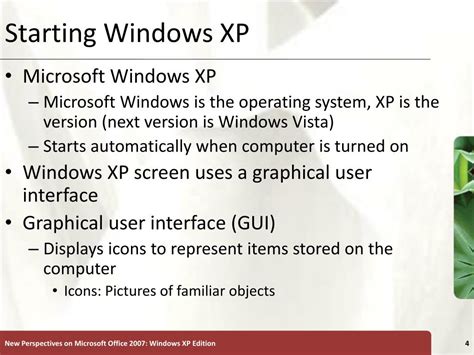 PPT Exploring The Basics Of Windows XP PowerPoint Presentation Free Download ID 3114614