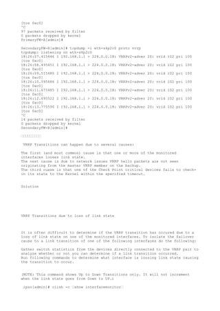 Ipso Vrrp Troubleshooting TXT