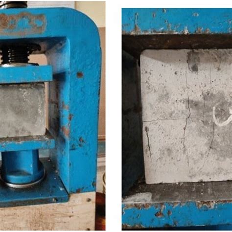Compression Testing Of Concrete Cube Download Scientific Diagram