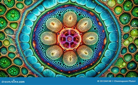 Unveiling The Inner Architecture Of A Dicot Stem A Detailed Microscopic Crosssection For Botany