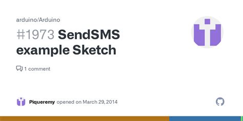 SendSMS Example Sketch Issue 1973 Arduino Arduino GitHub