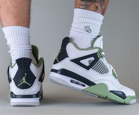 Air Jordan 4 Seafoam Aq9129 103 Release Date Sbd