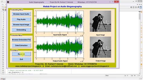 Matlab Code Audio Steganography Using Image Processing Full Matlab Project Code Youtube