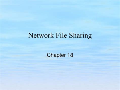 PPT Network File Sharing PowerPoint Presentation Free Download ID 749209